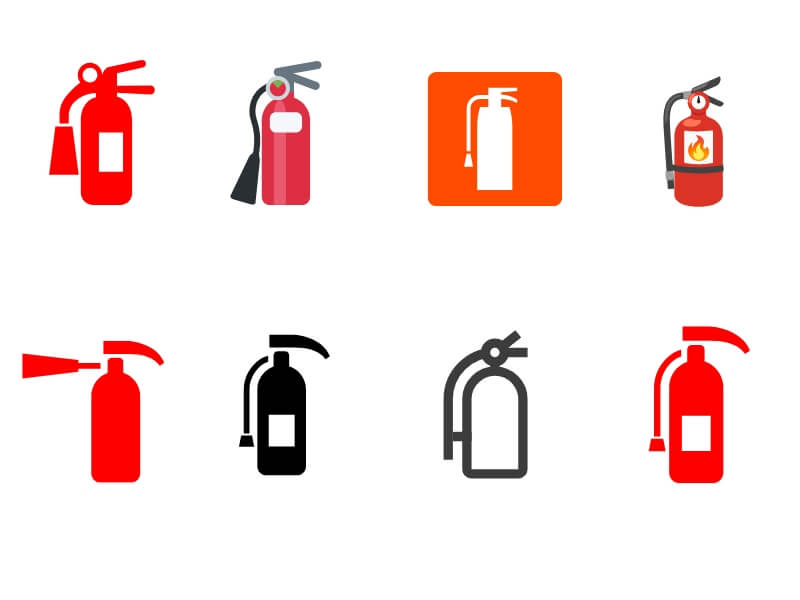 Tổng hợp các file bình chữa cháy vector